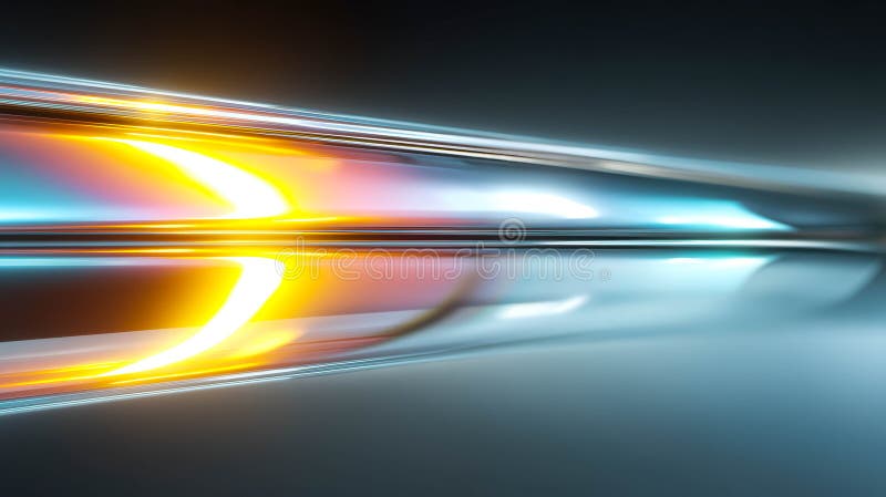 Chromatic Chrome Surface with Rainbow Reflections Highlighting Shine ...