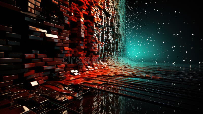 Chromatic Coding Canvas stock illustration. Illustration of modern ...