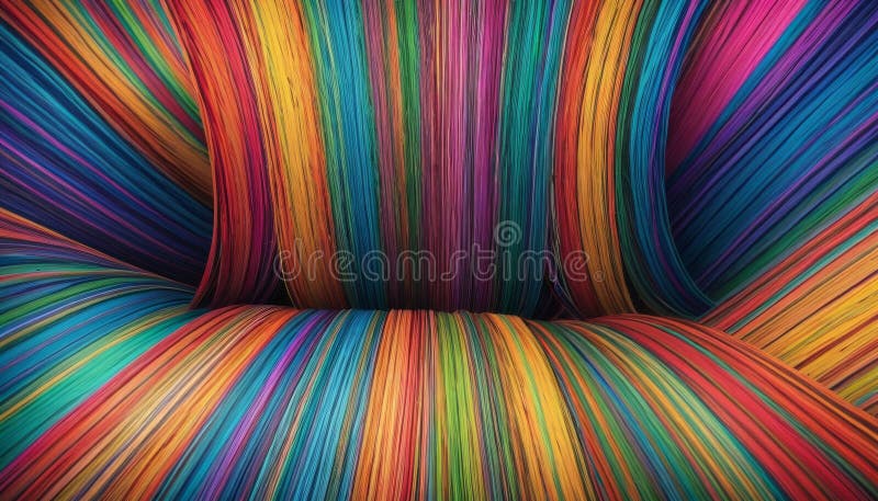 Chromatic Curvature Abstract Stock Photo - Image of curve, artistry ...