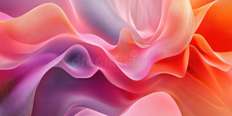 Chromatic Energy Flow: Vibrant Abstract Waves with Dotted Texture and ...