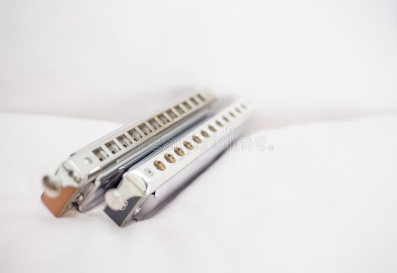 Chromatic harmonicas stock photo. Image of detail, musical - 121257552