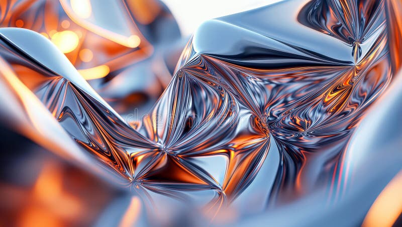 Chromatic Ripples with Fluid Metallic Surfaces in Gradient Colors ...