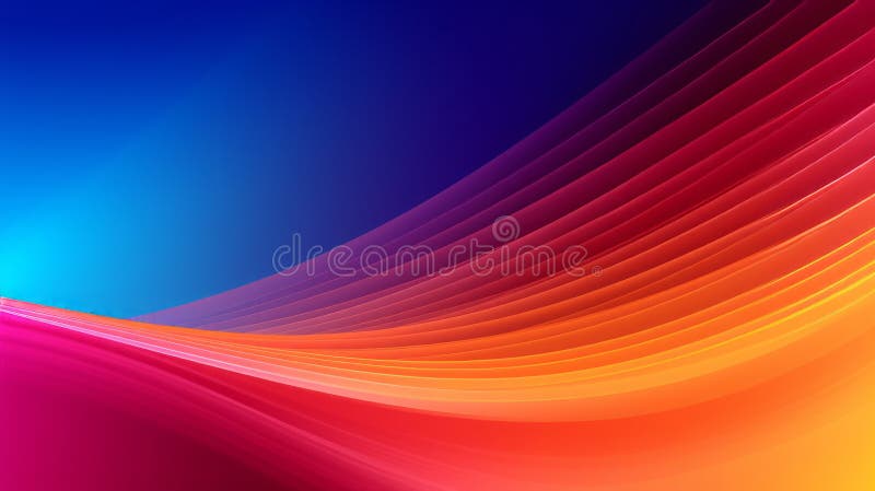 Chromatic Spectrum Burst stock illustration. Illustration of curve ...