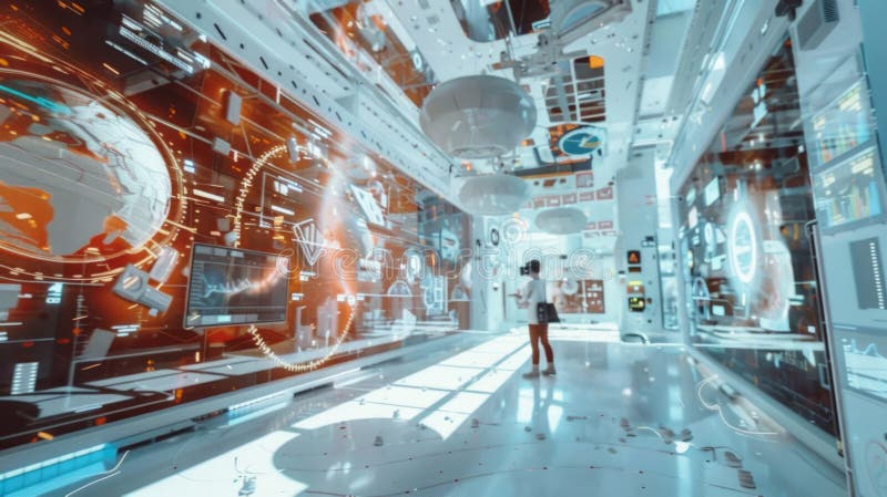 Chromatic Sphere Oasis: a Room Adorned with an Array of Colorful Balls ...