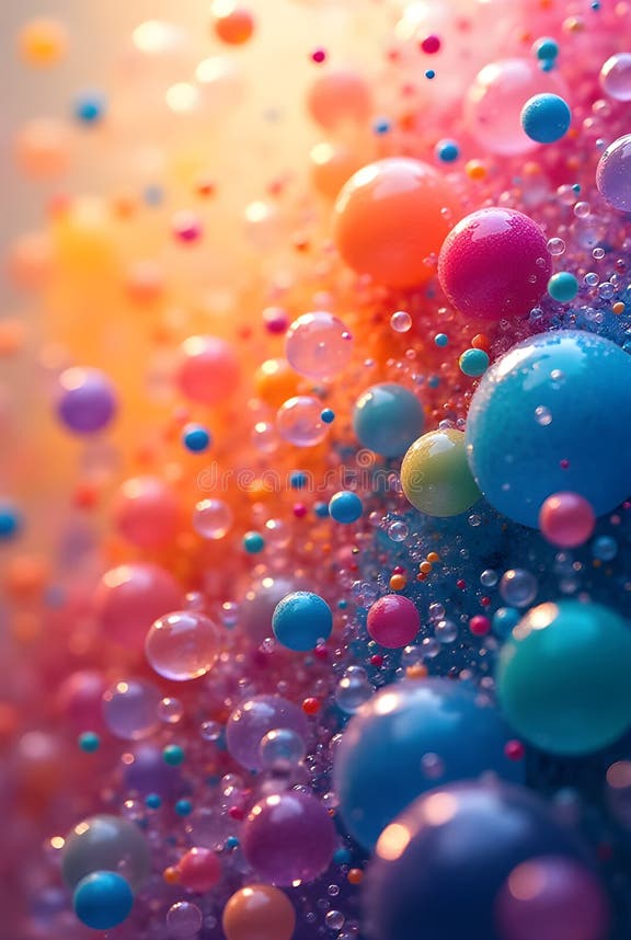 Chromatic Sphere Symphony AI-GENERATED Stock Illustration ...