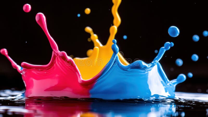 Chromatic Splashdown: a Trio of Primary Colors in Dynamic Motion on ...