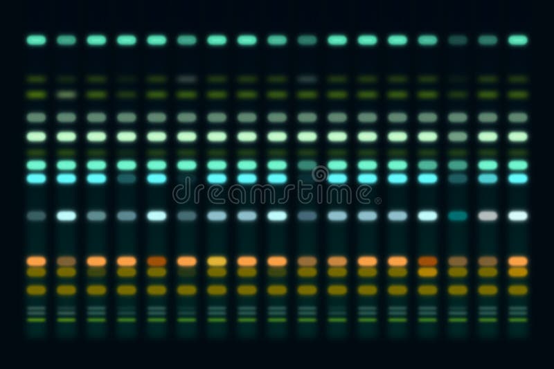 Chromatogram of Thin Layer Chromatography Stock Illustration ...