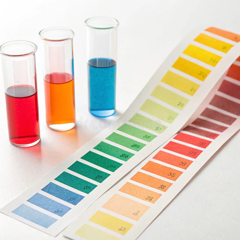 Chromatography Paper Separating Ink Colors Stock Illustration ...