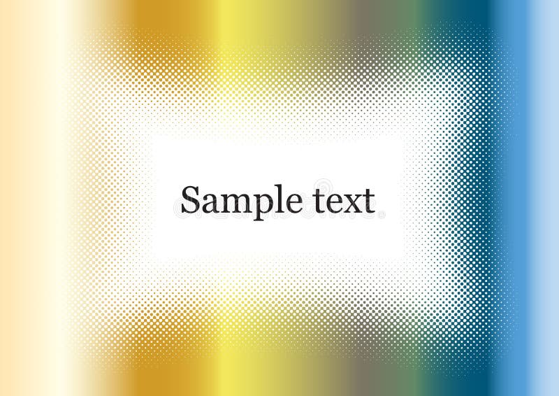 Chrome Background Frame Colorful with Sample Text Stock Vector ...