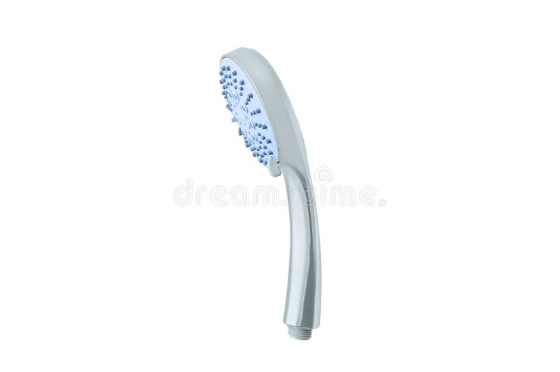 Chrome Bath and Shower Head. Side View Stock Photo - Image of object ...