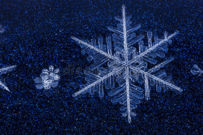 Chrome Blue Snowflake stock image. Image of paint, frost - 65919765