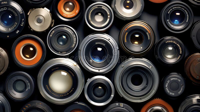 Chrome camera texture stock illustration. Illustration of innovation ...