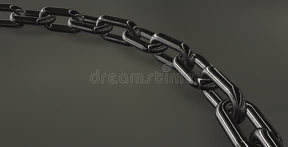 Chrome chain stock illustration. Illustration of golden - 14828335
