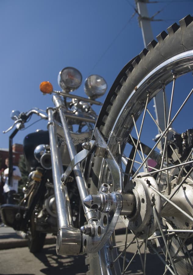 Chrome Chopper stock image. Image of polishing, bicycle - 3212077