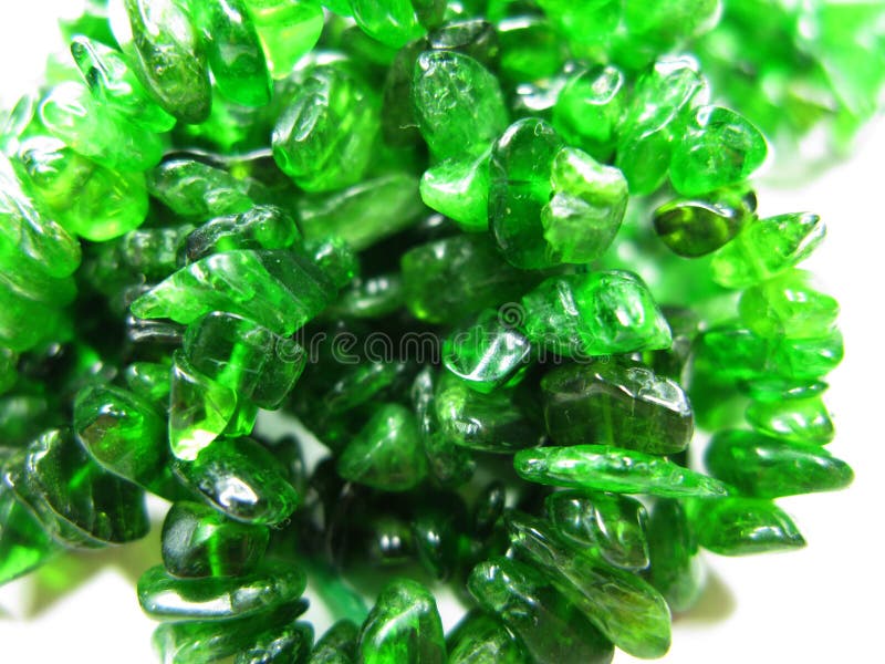 Chrome-diopside Geode Geological Crystals Stock Photo - Image of ...