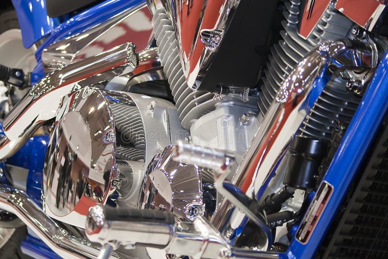 Chrome Engine stock photo. Image of exhaust, freedom - 13661916