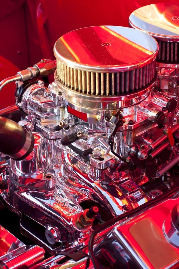 Chrome Engine stock image. Image of repair, mechanics - 20705027
