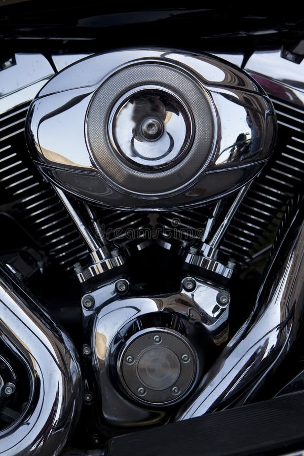 Chrome engine stock image. Image of speed, motorcycle - 34350065