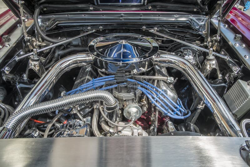 Chrome engine stock photo. Image of motor, event, chrome - 41657428