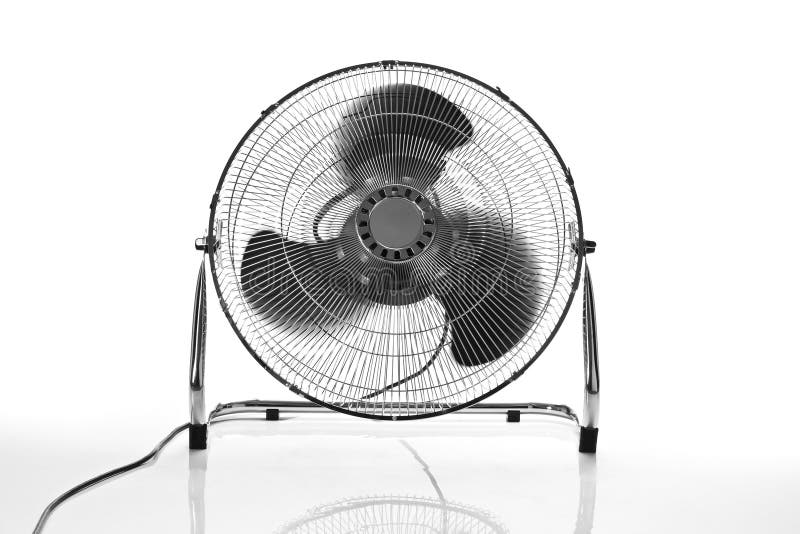 Chrome Fan Front Angle View Stock Image - Image of metal, object: 13346547