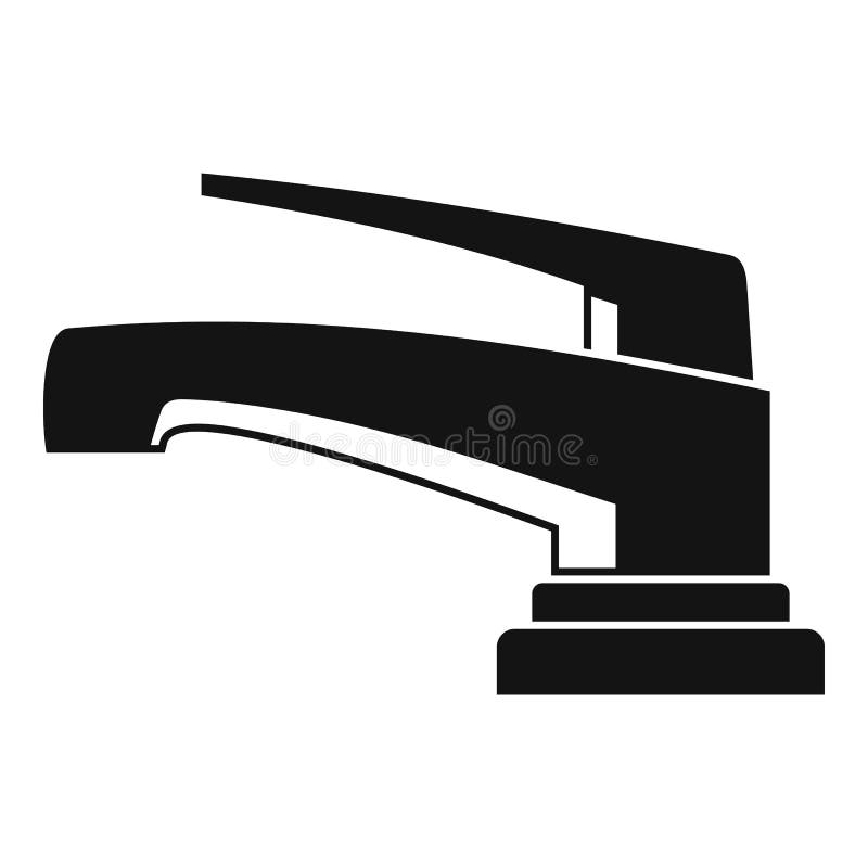 Modern Faucet Icon, Simple Style Stock Vector - Illustration of kitchen ...