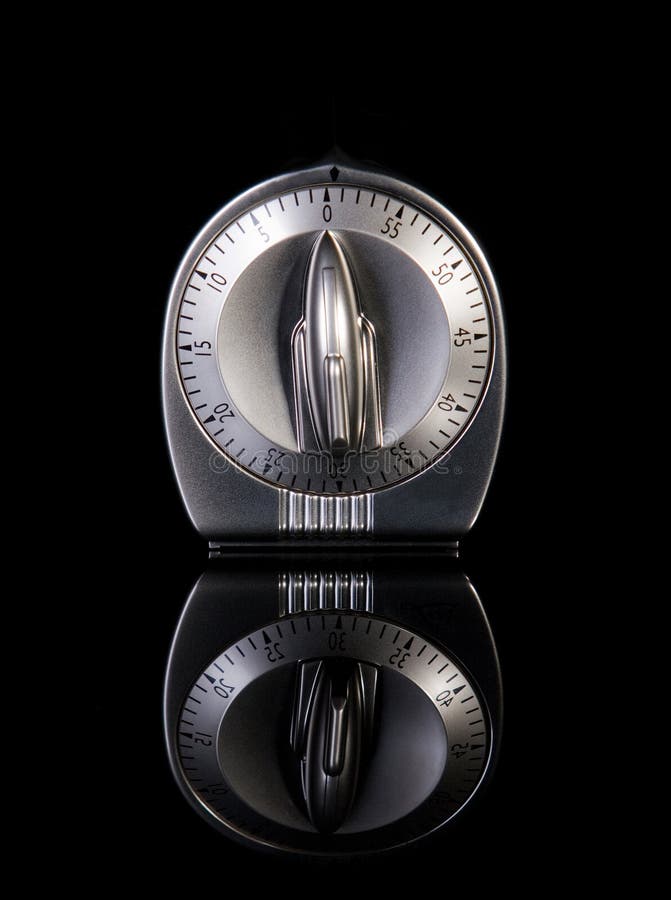 Chrome Kitchen Timer stock image. Image of cook, measure - 2873243