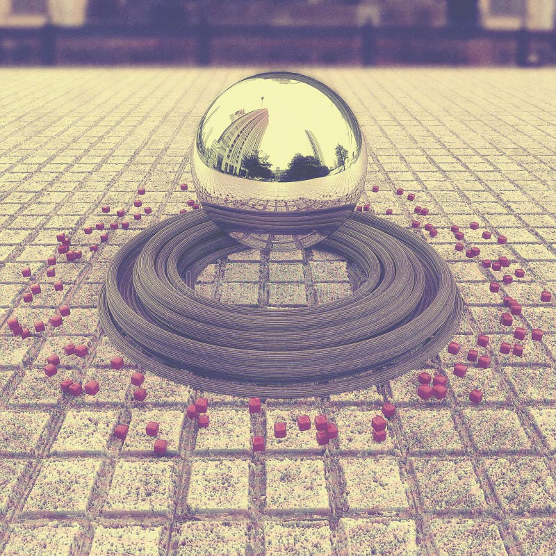 Levitating Sphere Stock Illustrations – 458 Levitating Sphere Stock ...