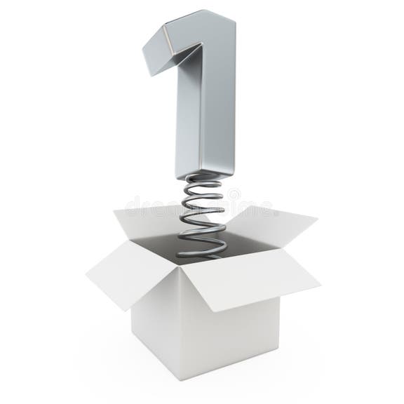 Surprising number one stock illustration. Illustration of spring - 30305784