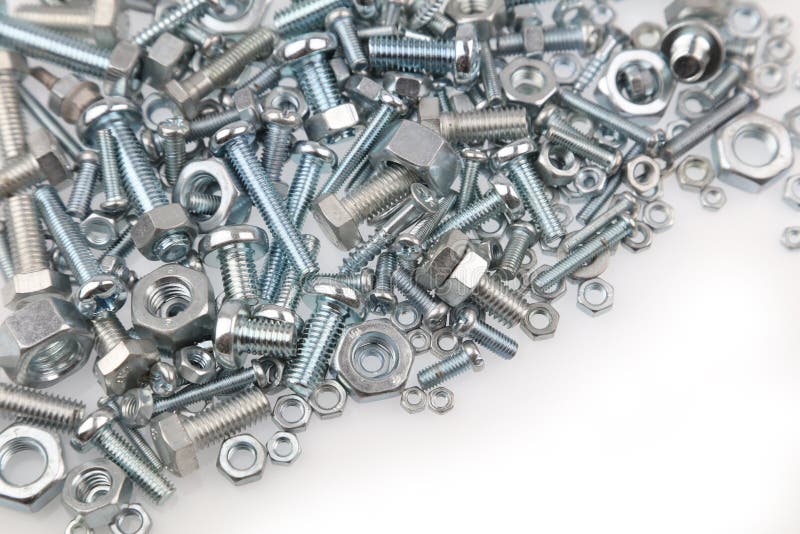 Nuts and bolts stock image. Image of tool, tools, fasteners - 201571679