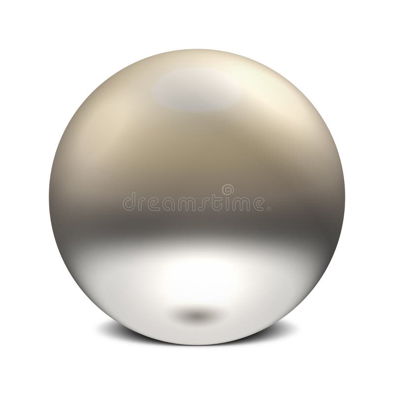 Chrome Orb stock illustration. Illustration of light, graphic - 5536392