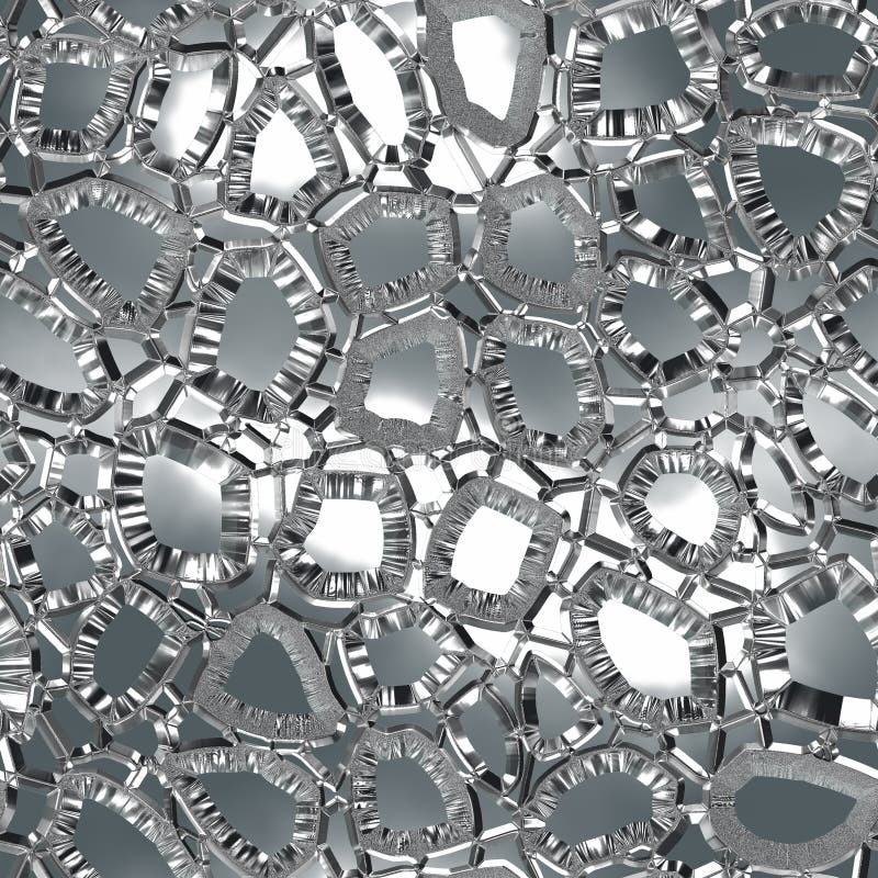 Chrome pattern stock illustration. Illustration of ornamental - 30158245