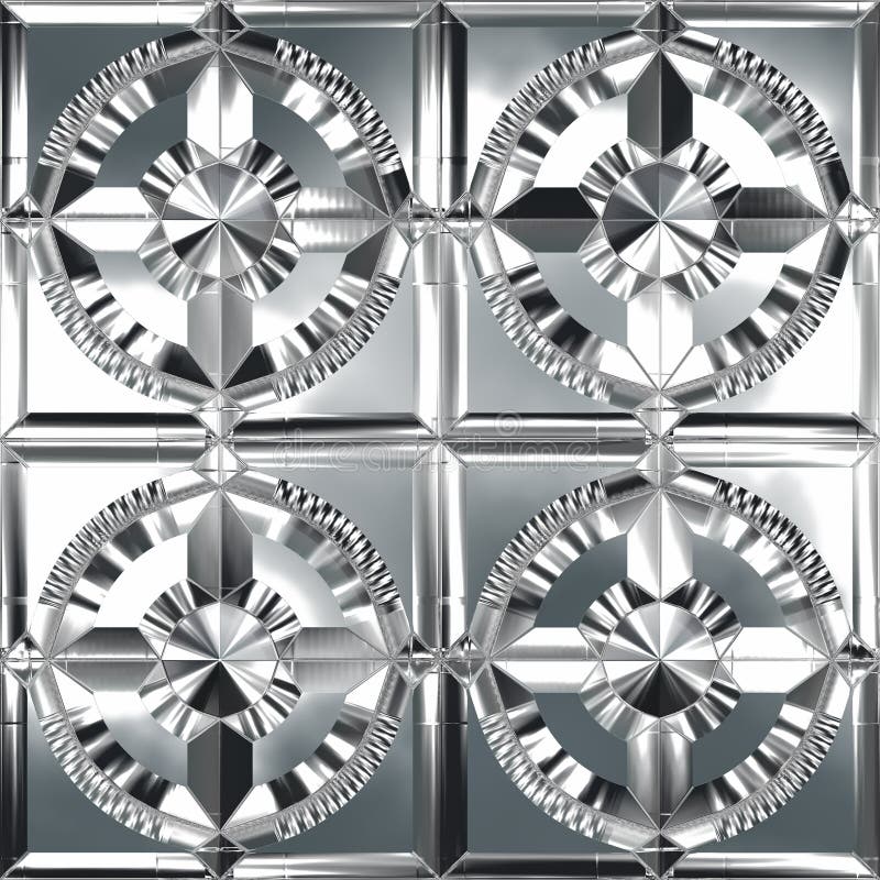 Chrome pattern stock illustration. Illustration of element - 30158379