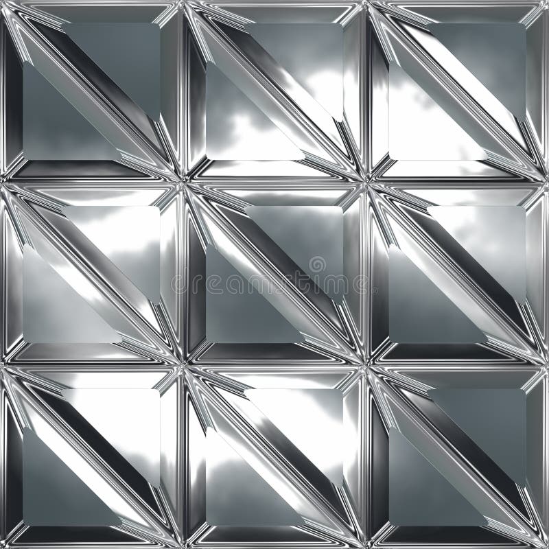 Chrome pattern stock illustration. Illustration of silver - 30714309