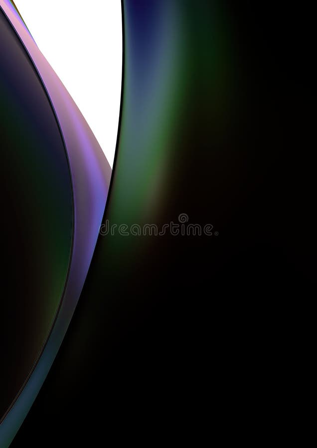 Chrome Rainbow Thin Metal Twisting and Bending Abstract Dramatic Modern ...