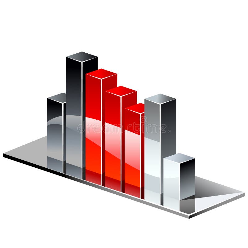 Chart Icons stock vector. Illustration of isolated, icon - 8767532