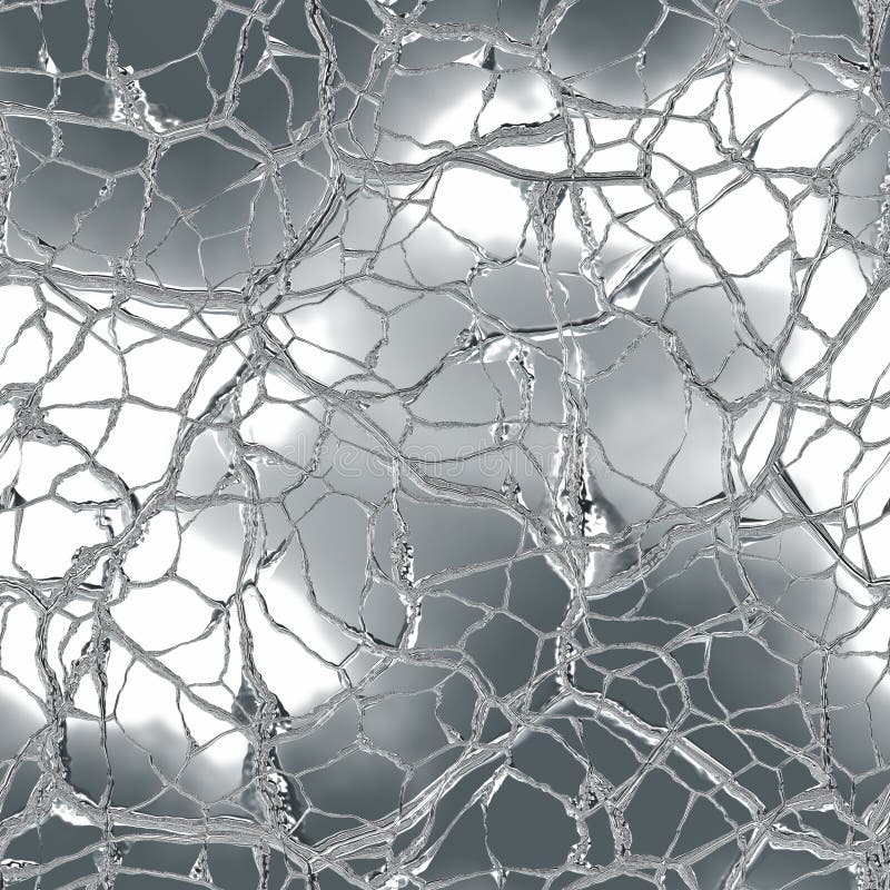 Chrome Melted Wavy Liquid Substance Stock Illustration - Illustration ...