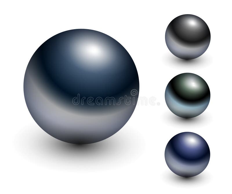 Chrome sphere stock vector. Illustration of concepts - 14795559
