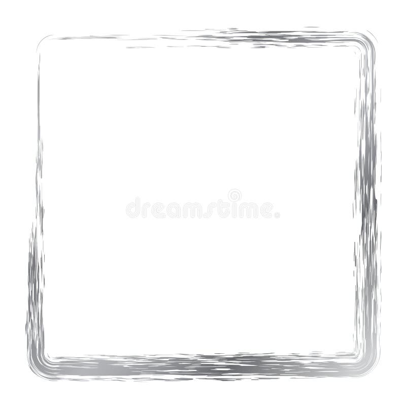 Chrome Square Frame, Simple Vector Doodle Hand Draw Sketch Stock Vector ...