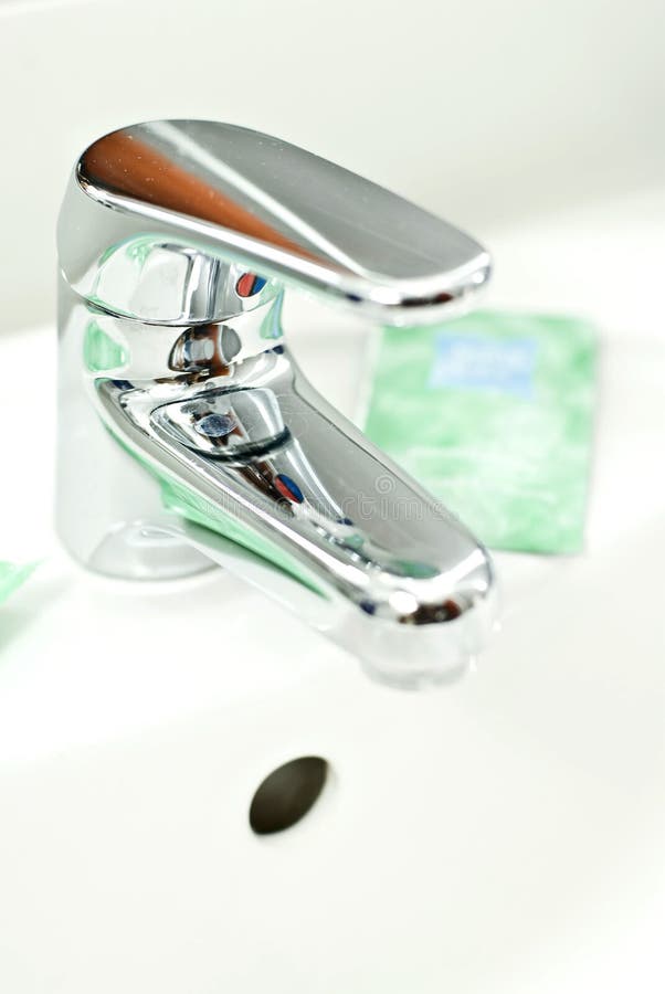 Chrome tap stock image. Image of elegant, silver, shiny - 3781425