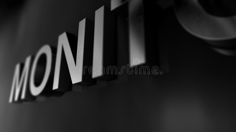 Risk Management Glitch Text Effect Cinematic Title Background Stock ...