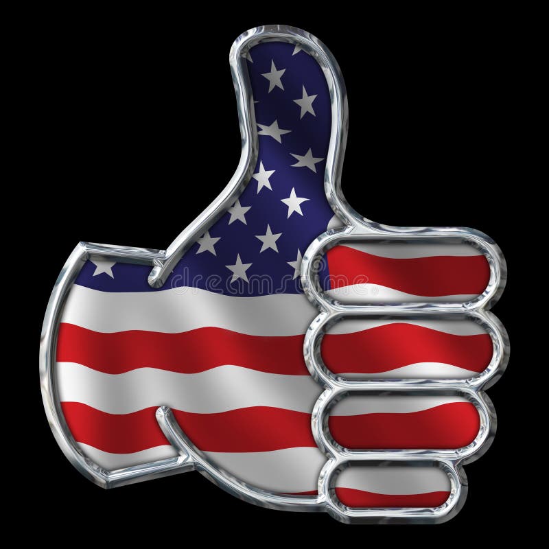 Us Flag Thumbs Up Stock Illustrations – 27 Us Flag Thumbs Up Stock ...