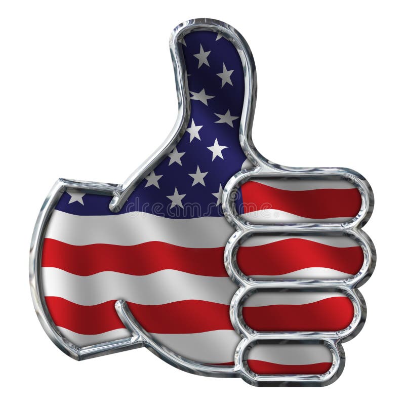 Us Flag Thumbs Up Stock Illustrations – 31 Us Flag Thumbs Up Stock ...