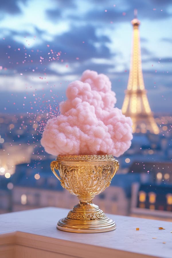 A Chrome Trophy Representing Victory, Achievement, and Celebration in ...