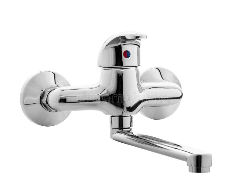 Chrome Water Tap stock image. Image of cool, flow, basin - 23323259