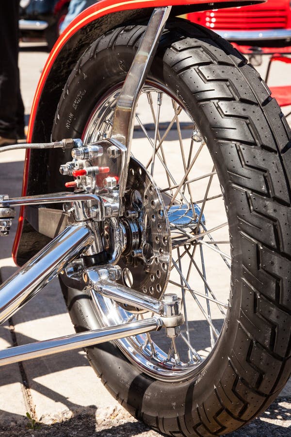 Chromed Out Wheels on Hot Rod Stock Photo - Image of classic, chrome ...