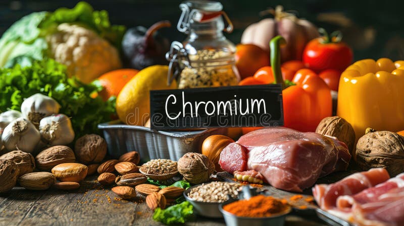 Chromium-rich Foods on the Table. Selective Focus Stock Photo - Image ...