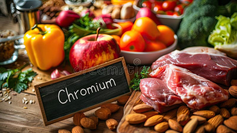 Chromium-rich Foods on the Table. Selective Focus Stock Image - Image ...