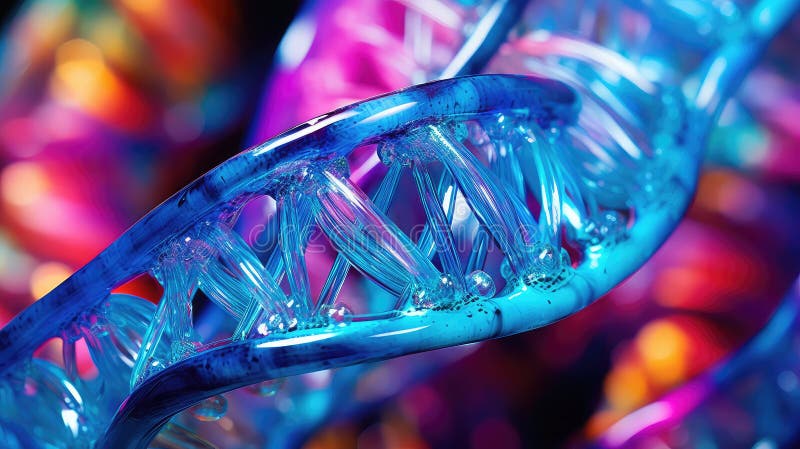 Chromosome dna texture stock illustration. Illustration of gene - 307628434