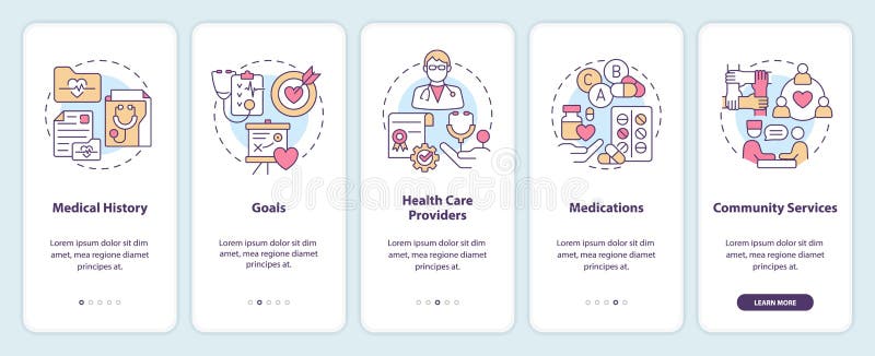 Chronic Disease Comprehensive Care Plan Onboarding Mobile App Screen ... Chronic Disease Comprehensive Care Plan Onboarding Mobile App Screen ...