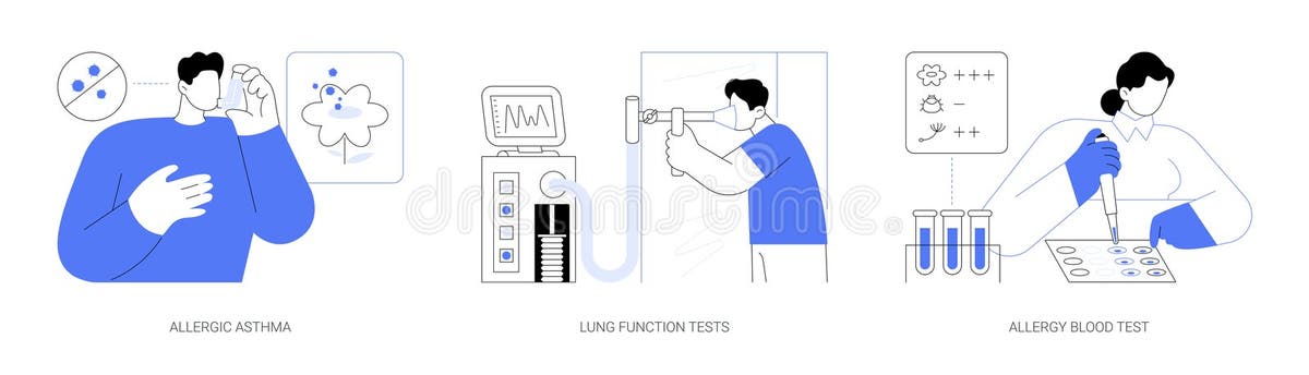 Lung Function Test Stock Illustrations – 67 Lung Function Test Stock ...